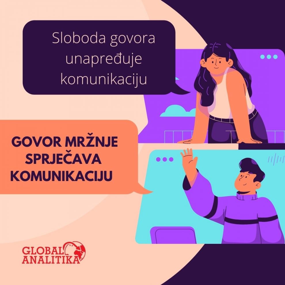 Govor mržnje zapravo sužava i prekida svaki oblik komunikacije, vodeći ...